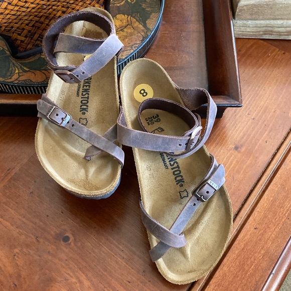 Birkenstock | Shoes | Birkenstock Yara Oiled Leather Sandal | Poshmark